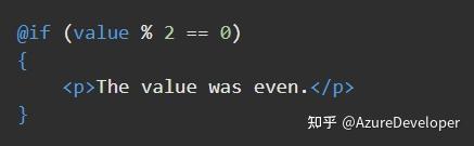 Razor语法参考 - 知乎