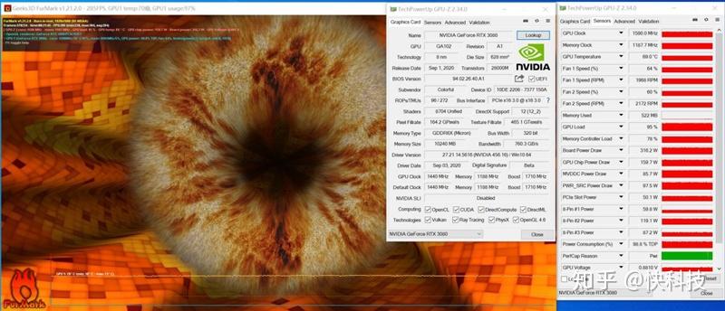 一不小心堆料过度！iGame RTX 3080 Ultra 10G评测：6499元做工只卖5699！ - 知乎