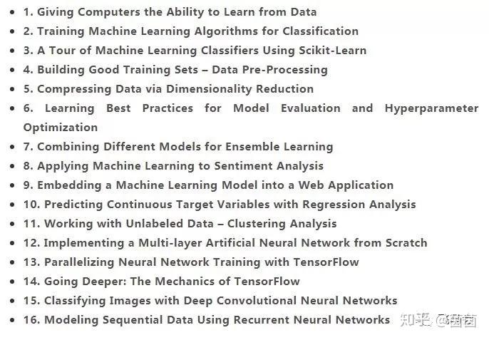 开源《python 机器学习》python Machine Learning第一、二版附pdf 知乎
