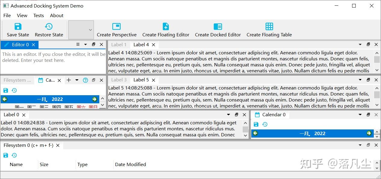 Qt开源Dock使用体验 - 知乎