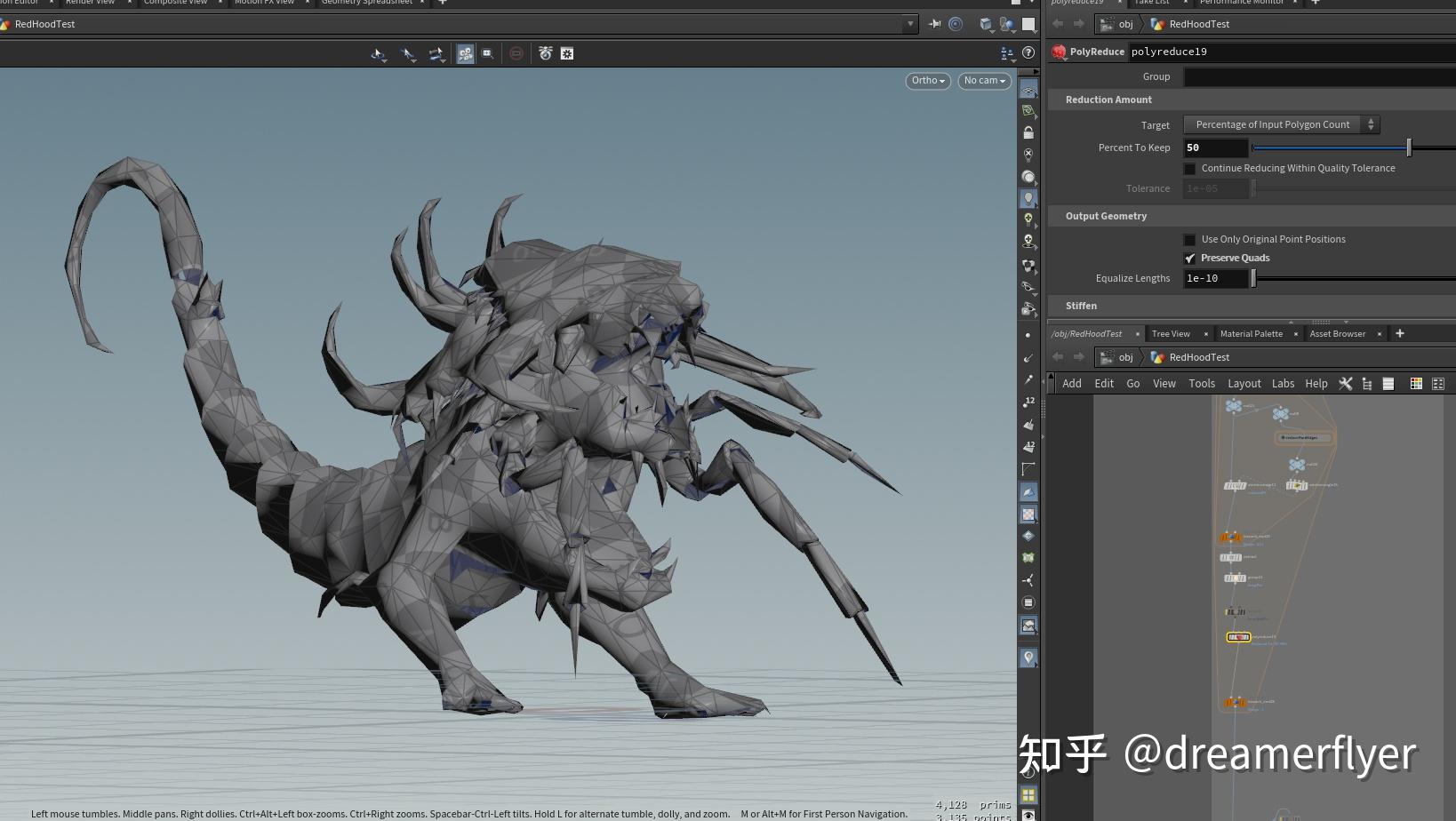 【技术美术】【Houdini 工具】Houdini polyReduce Node 高模自动减面和蒙皮属性传递 - 知乎