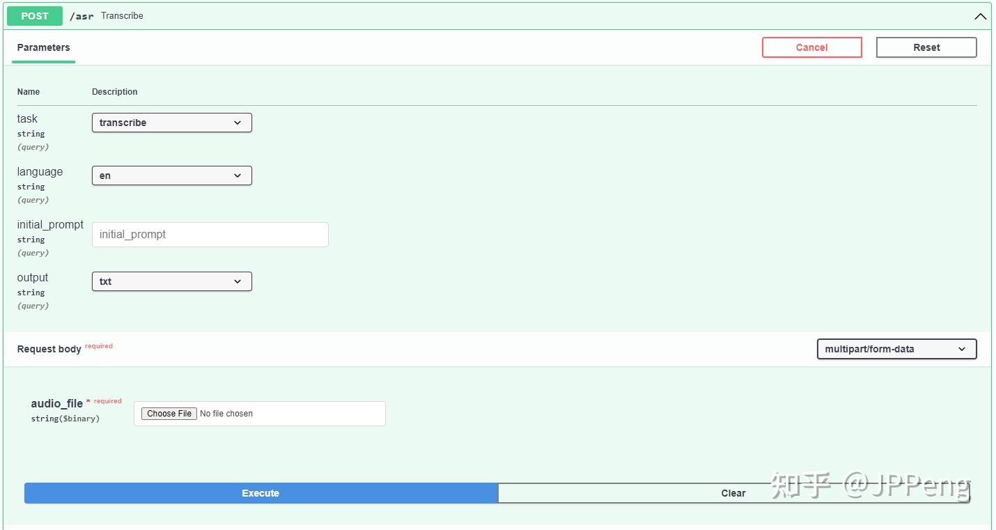 Whisper:基于Whisper ASR Webservice实时语音识别 - 知乎