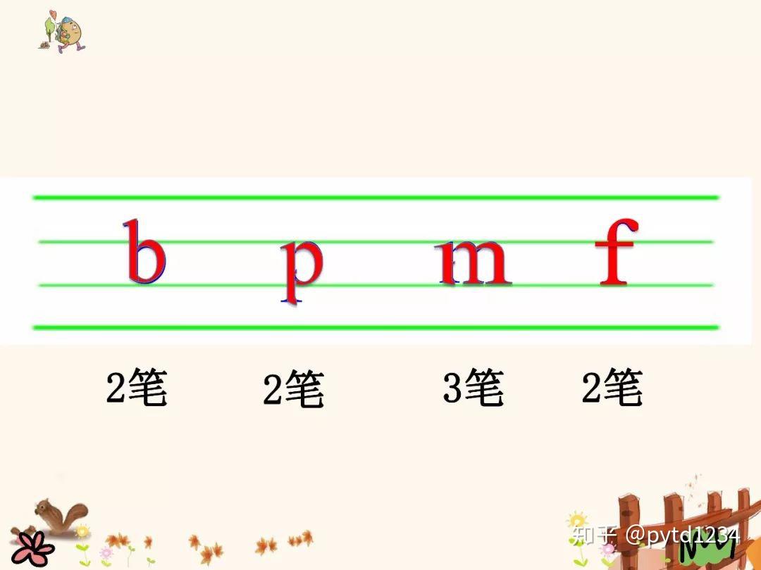 一年级语文上册第二单元第三课——汉语拼音《 b p m f 》 - 知乎