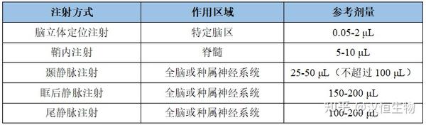 动物实验AAV感染指南——神经系统篇 - 知乎