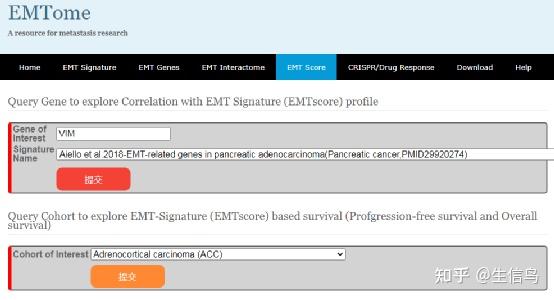 EMT标志物泛癌分析数据库—EMTome，肿瘤转移生信分析神器！走过路过不要错过啦 - 知乎