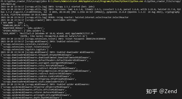 Python运行scrapy出现这样的情况，如何解决？ 知乎 