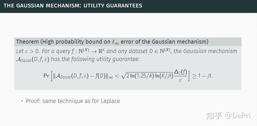 3. (ε,δ)-DP：Gaussian Mechanism - 知乎