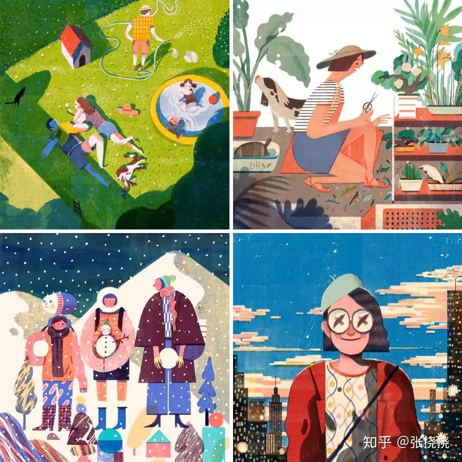 用画笔把内心最柔软的一面传送给世界：自由插画师 Lisk Feng - 知乎