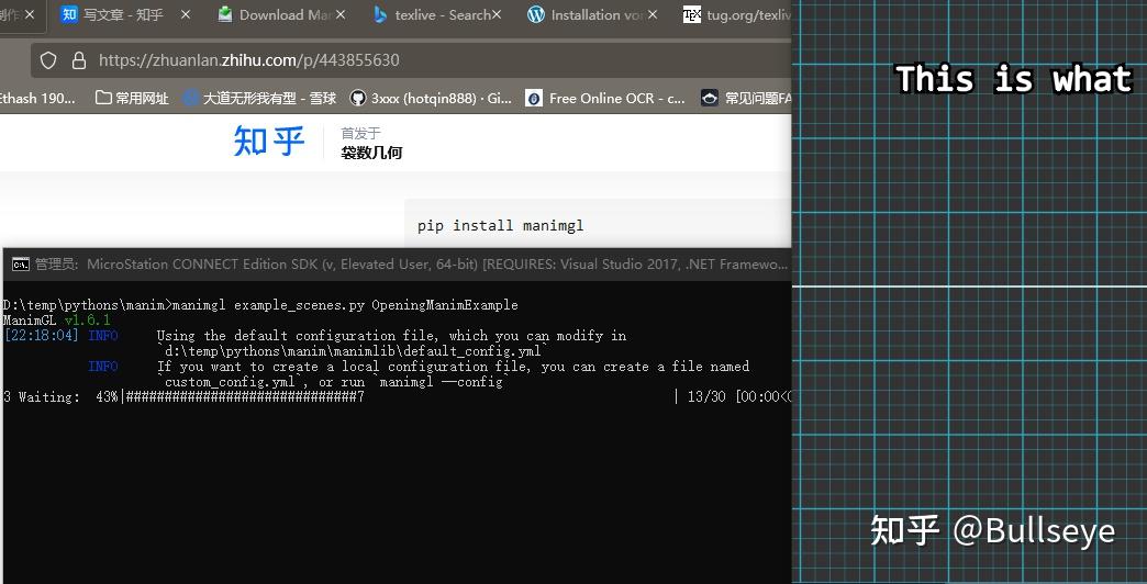 在windows中安装数学动画包Manimgl - 知乎