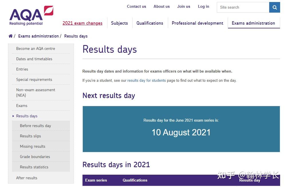 A-Level查分攻略来了！CAIE / Edexcel / AQA三大考试局刚刚发布了这些… - 知乎