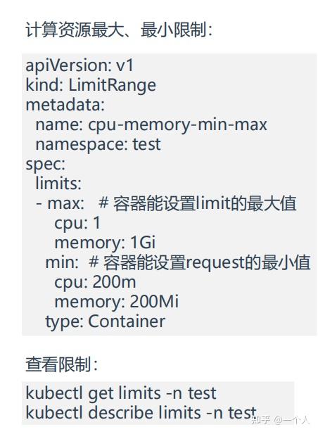 资源配额(ResourceQuota) & 资源限制(LimitRange) - 知乎