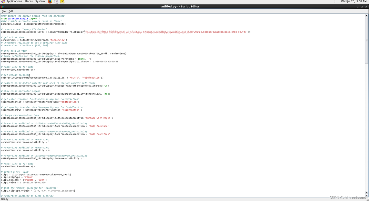 openfoam程序paraview pvpython后处理脚本 - 知乎