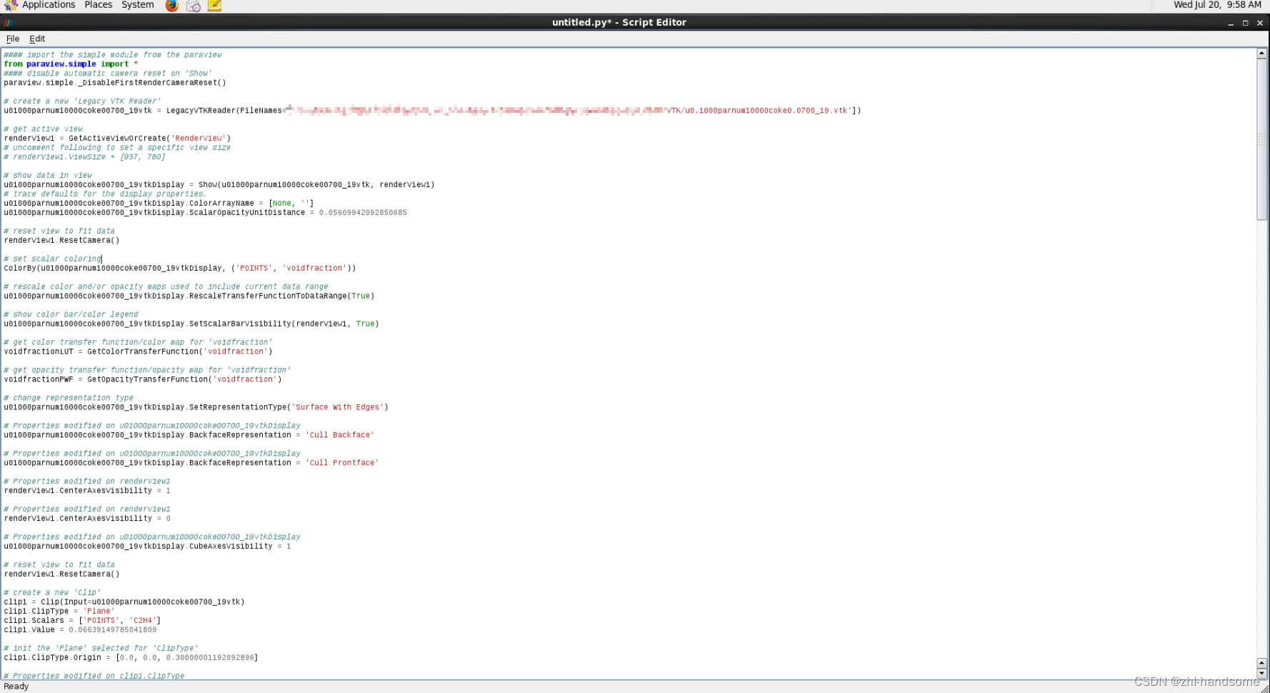 openfoam程序paraview pvpython后处理脚本 - 知乎