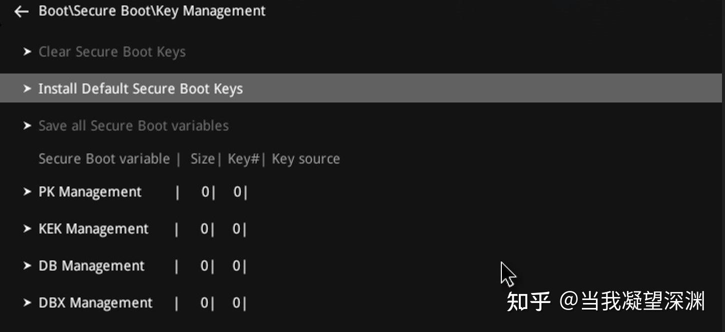 华硕主板如何关闭安全启动Secure boot - 知乎
