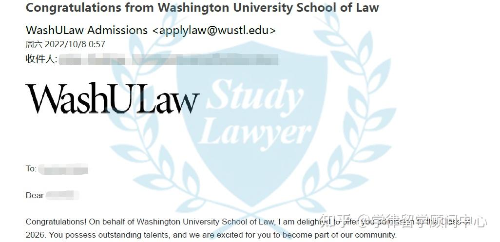 WashU JD、BU LLM开始放榜，恭喜获得录取的学律申请者 - 知乎