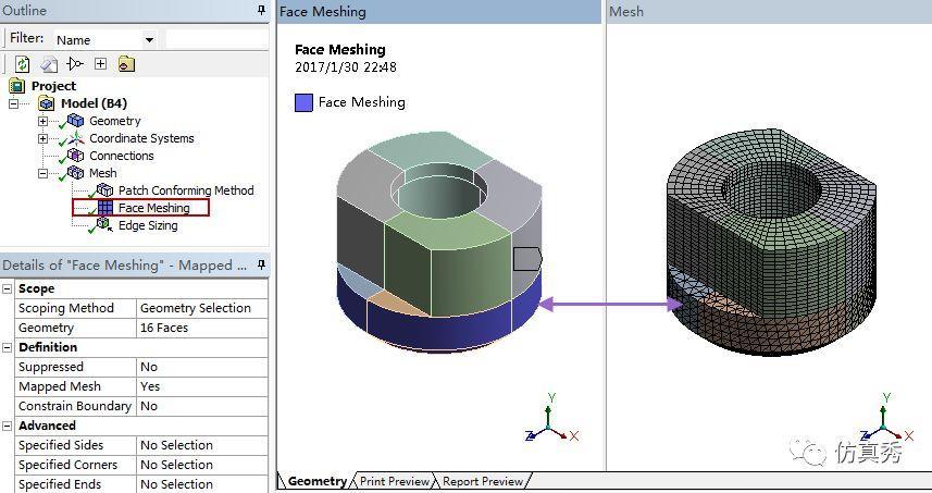 简易几何利用 ANSYS Multizone Meshing创建六面体网格应用案例 - 知乎