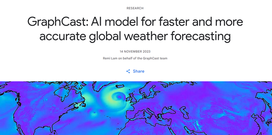 1分钟精准预测未来10天天气，谷歌开源GraphCast - 知乎