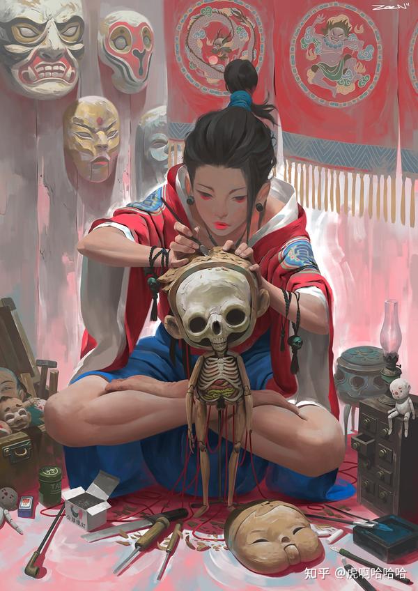 宝藏画师分享/Zeen Chin - 知乎