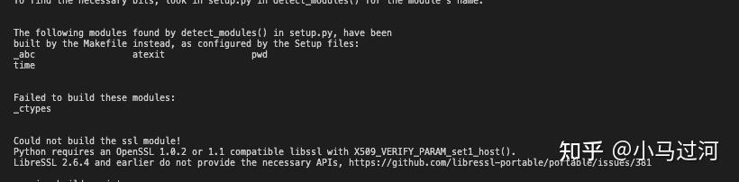 安装python3.8 报错Failed to build these modules: _ctypes - 知乎