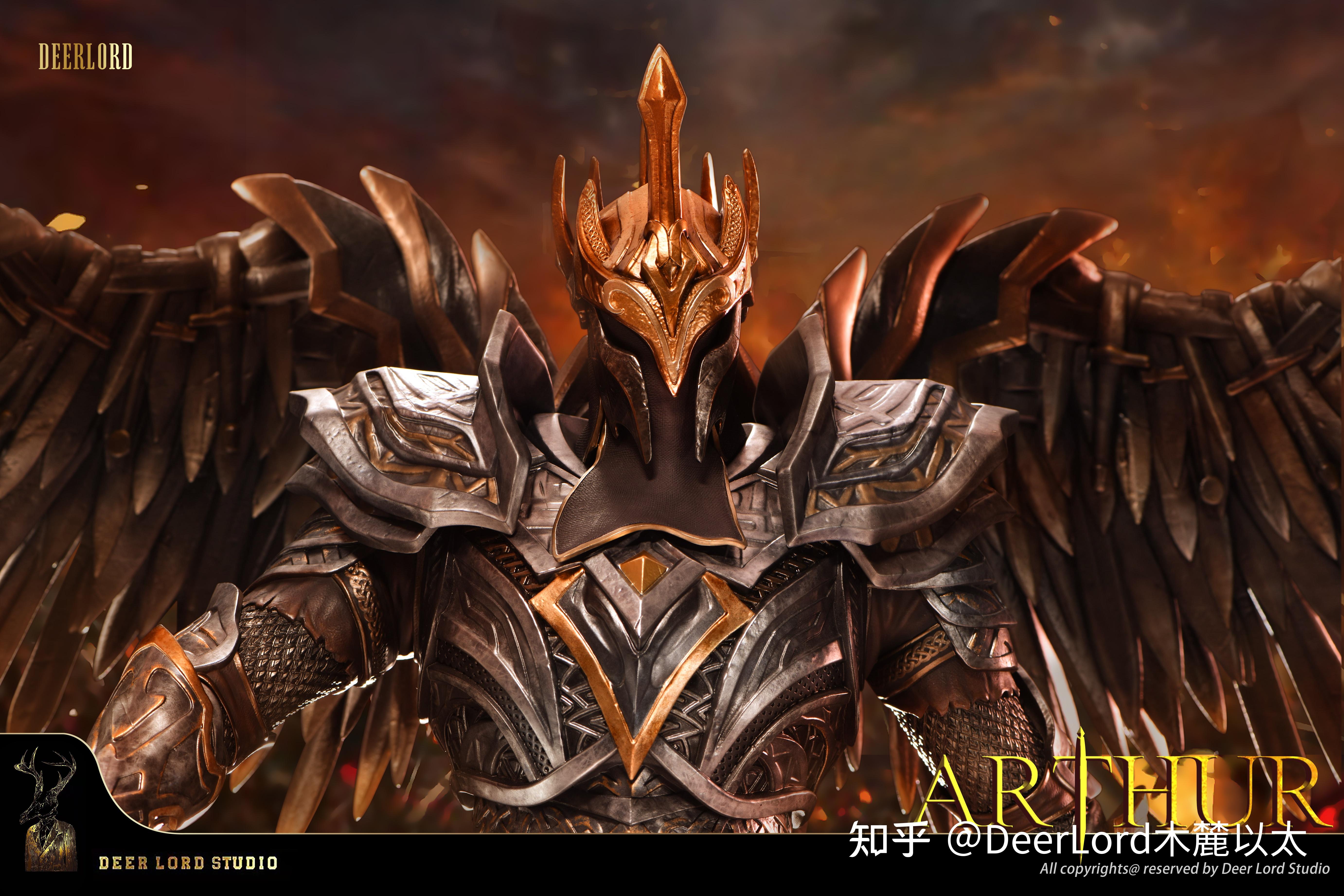 Deer Lord Studio《黑血》系列雕像作品《亚瑟王》详情图奉上！ - 知乎
