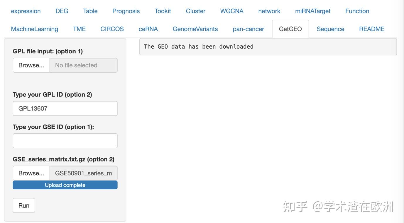 BioWinford全网最全的生信零代码网页工具—GEO数据一键下载 - 知乎