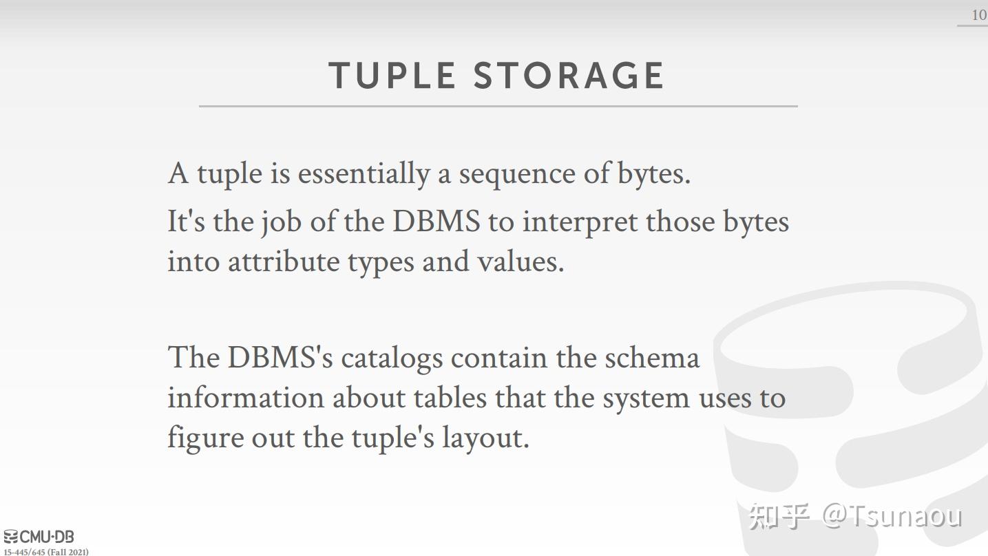 CMU-15-445 Intro to Database Systems 学习笔记 - 知乎