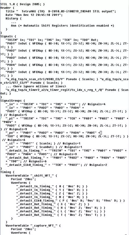 带你聊技术，一篇文秒懂STIL文件(DFT/IC测试方向） - 知乎