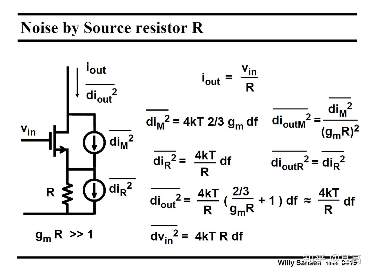 Chapter 4 Noise performance of elementary transistor stages - 知乎