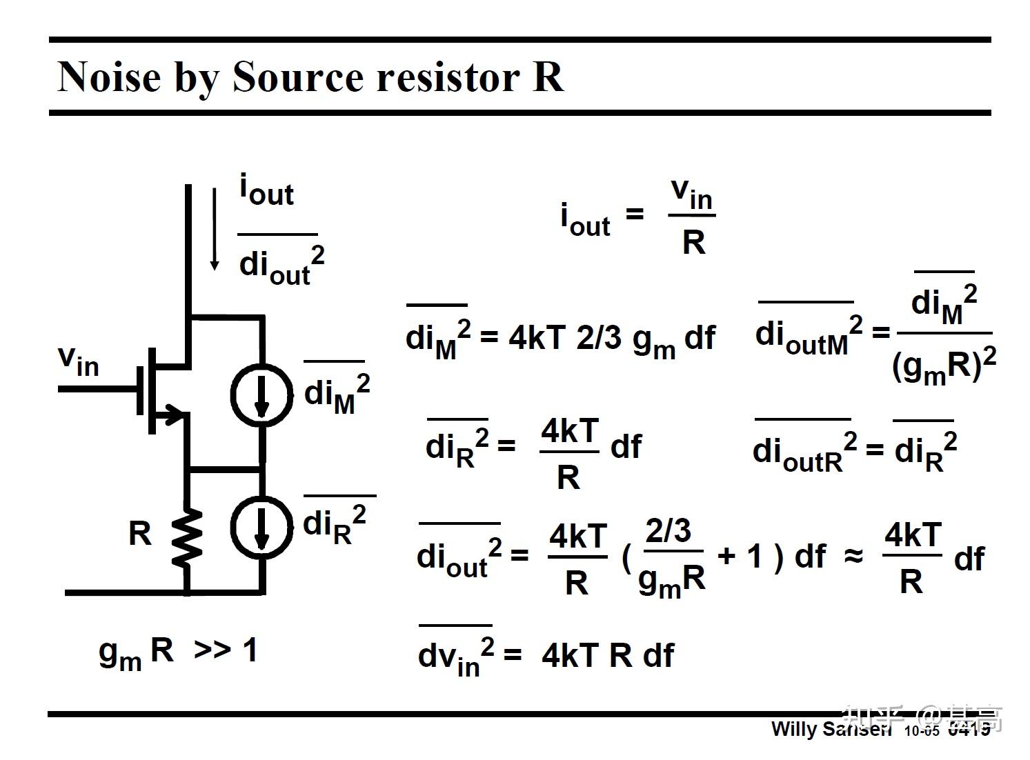 Chapter 4 Noise performance of elementary transistor stages - 知乎