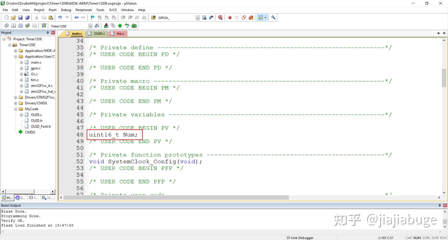 用HAL库完成stm32的1s定时 - 知乎