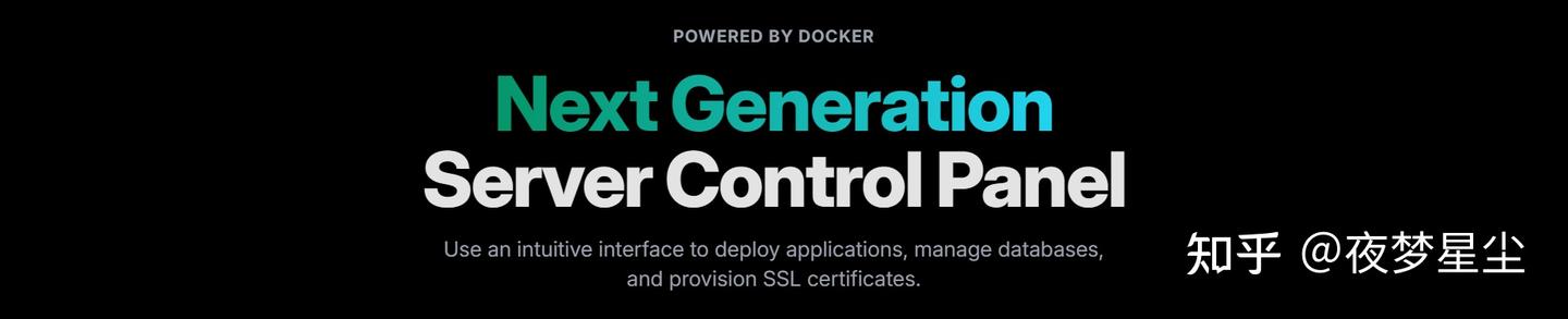 EasyPanel | Docker 面板神器 - 知乎