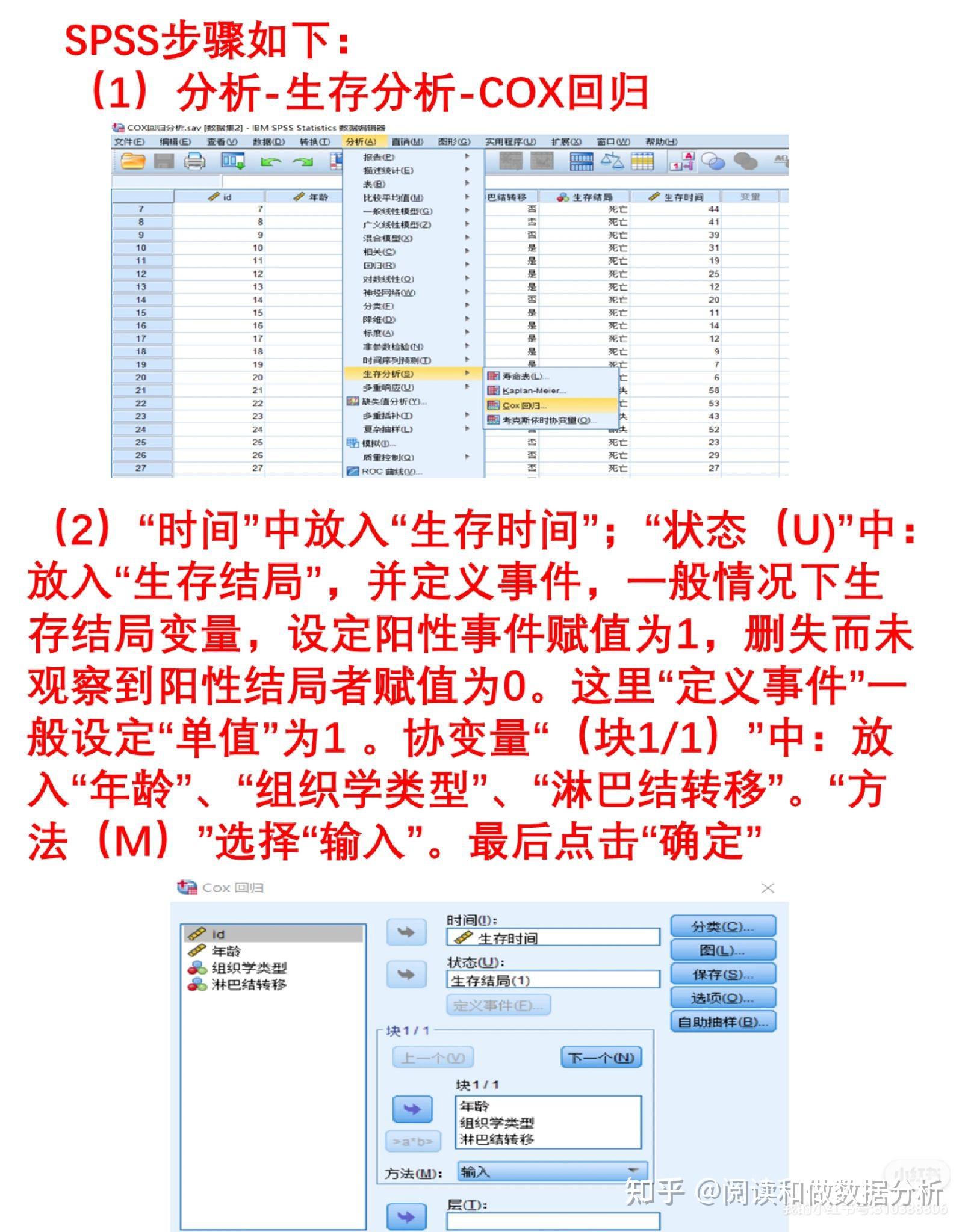 SPSS COX回归分析（手把手教） - 知乎