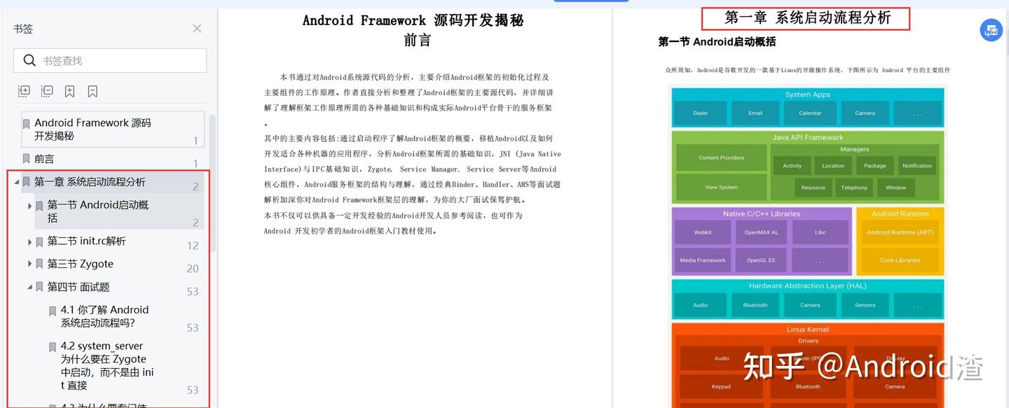 任何人不看这份《Android Framework源码开发揭秘》我都会伤心的，OK? - 知乎