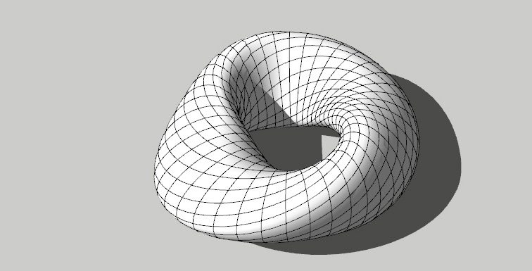 莫比乌斯环SketchUp建模机制解读 - 知乎