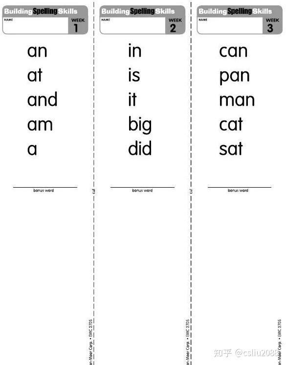 Evan-Moor Building Spelling Skills G1-G6 建立拼读能力英文原版练习册 - 知乎