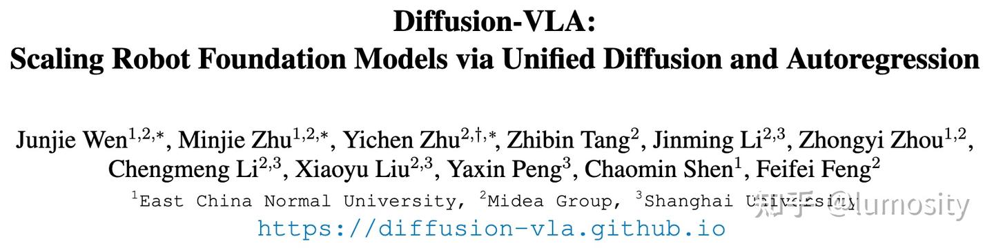 论文阅读-具身智能: Diffusion-VLA, OmniManip, FAST, SpatialVLA - 知乎