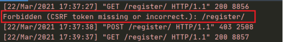 8、forbidden Csrf Token Missing Or Incorrect Register 知乎