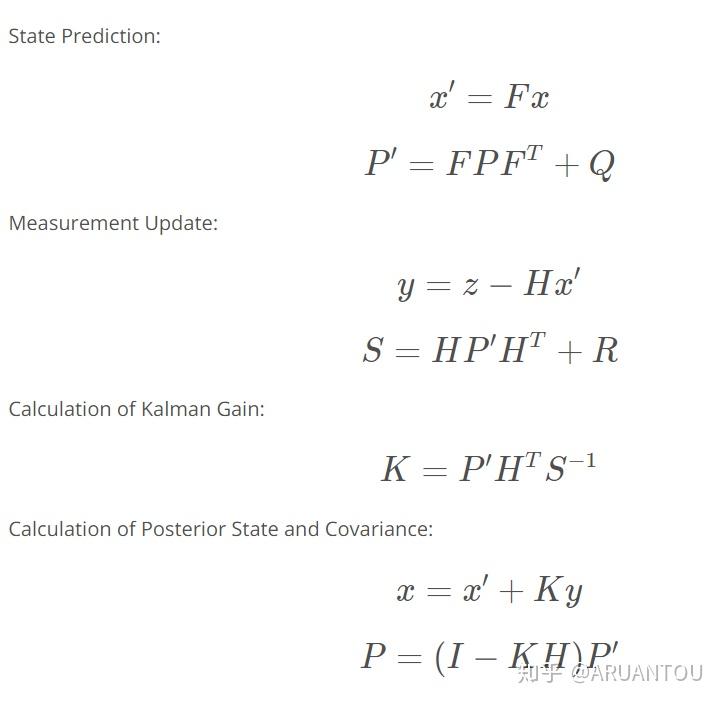 扩展卡尔曼滤波EKF -- (更新09/9/4) - 知乎