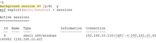 Metasploit - Sessions Command 使用技巧 - 知乎