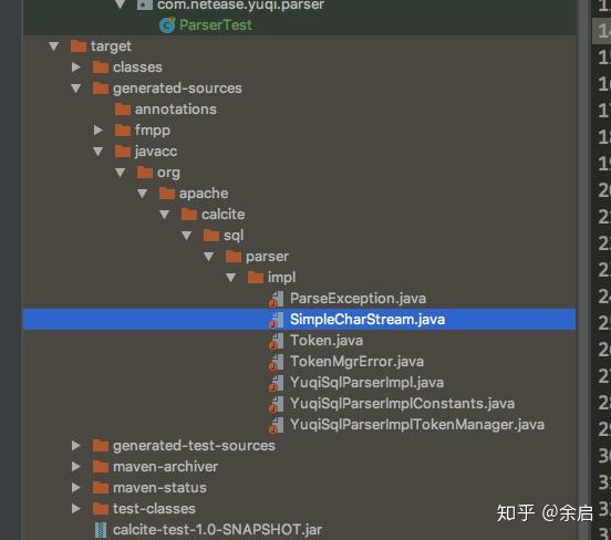 Calcite中定制自已sql解析器 知乎