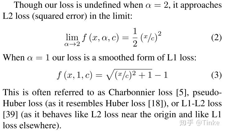 A General and Adaptive Robust Loss Function - 知乎