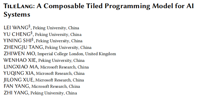 DeepSeek使用的AI编程语言TileLang是什么？ - 知乎