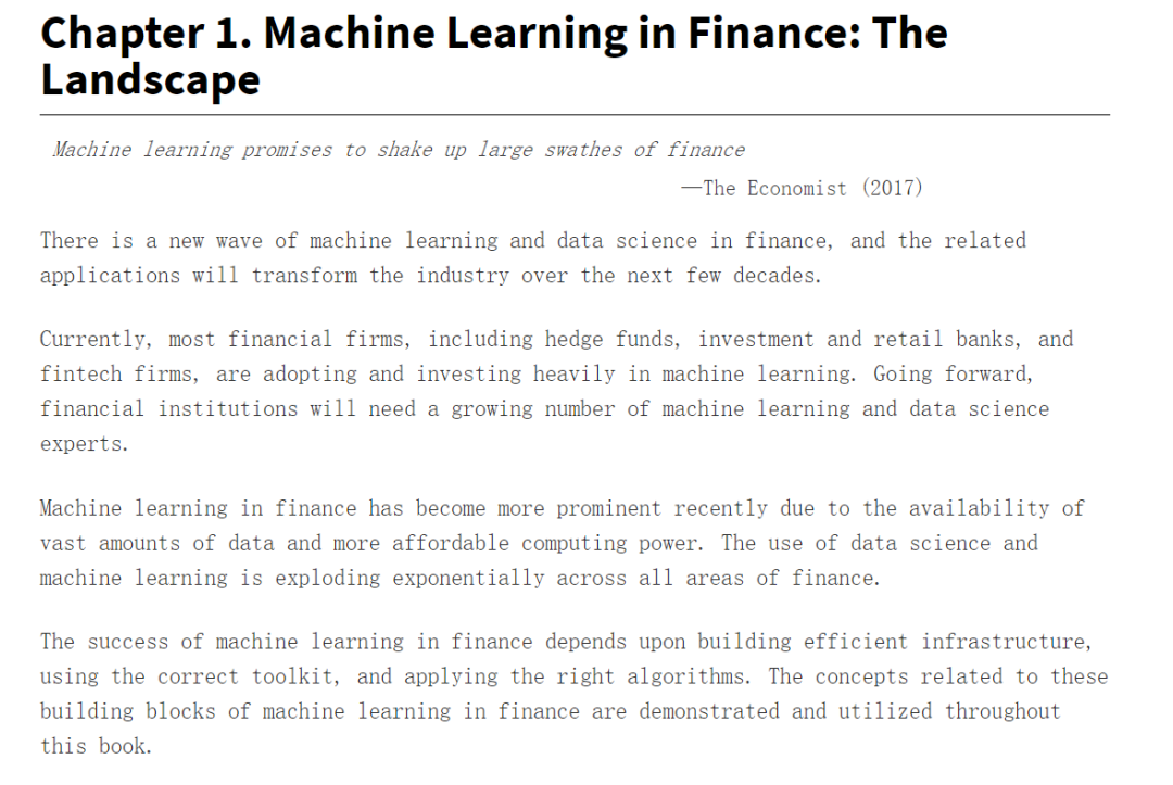 【干货书】金融机器学习和数据科学，400页pdf以及代码 - 知乎