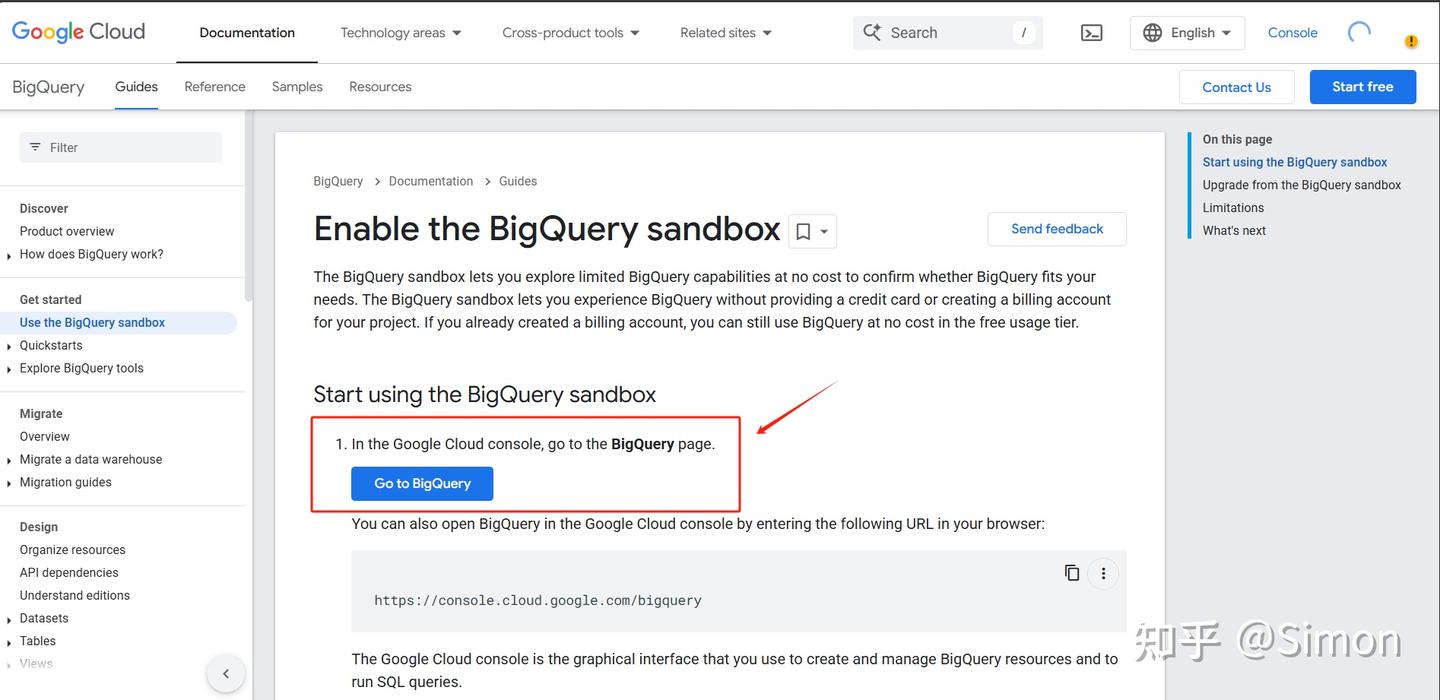 【谷歌云】- 注册与登录bigquery 沙盒 - 知乎
