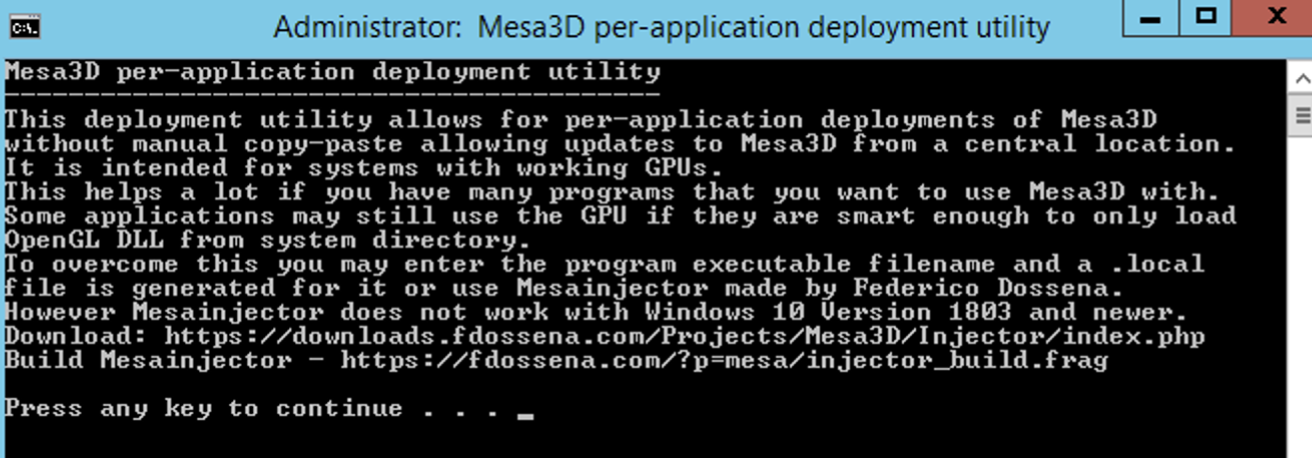 在无GPU的Windows Server中运行3D游戏（OpenGL） - 知乎