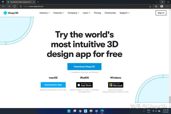 Windows中文版本登录世界上最直观的建模软件Shapr3D - 知乎