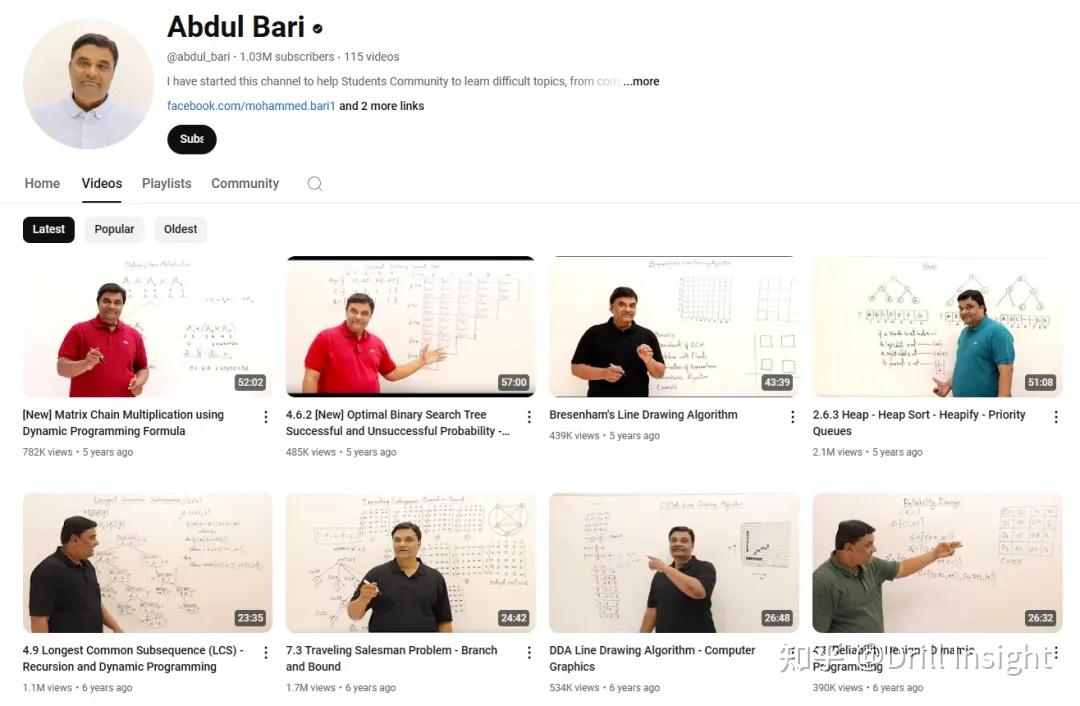油管上的 “印度大神”Abdul Bari算法课真的有那么神吗？ - 知乎