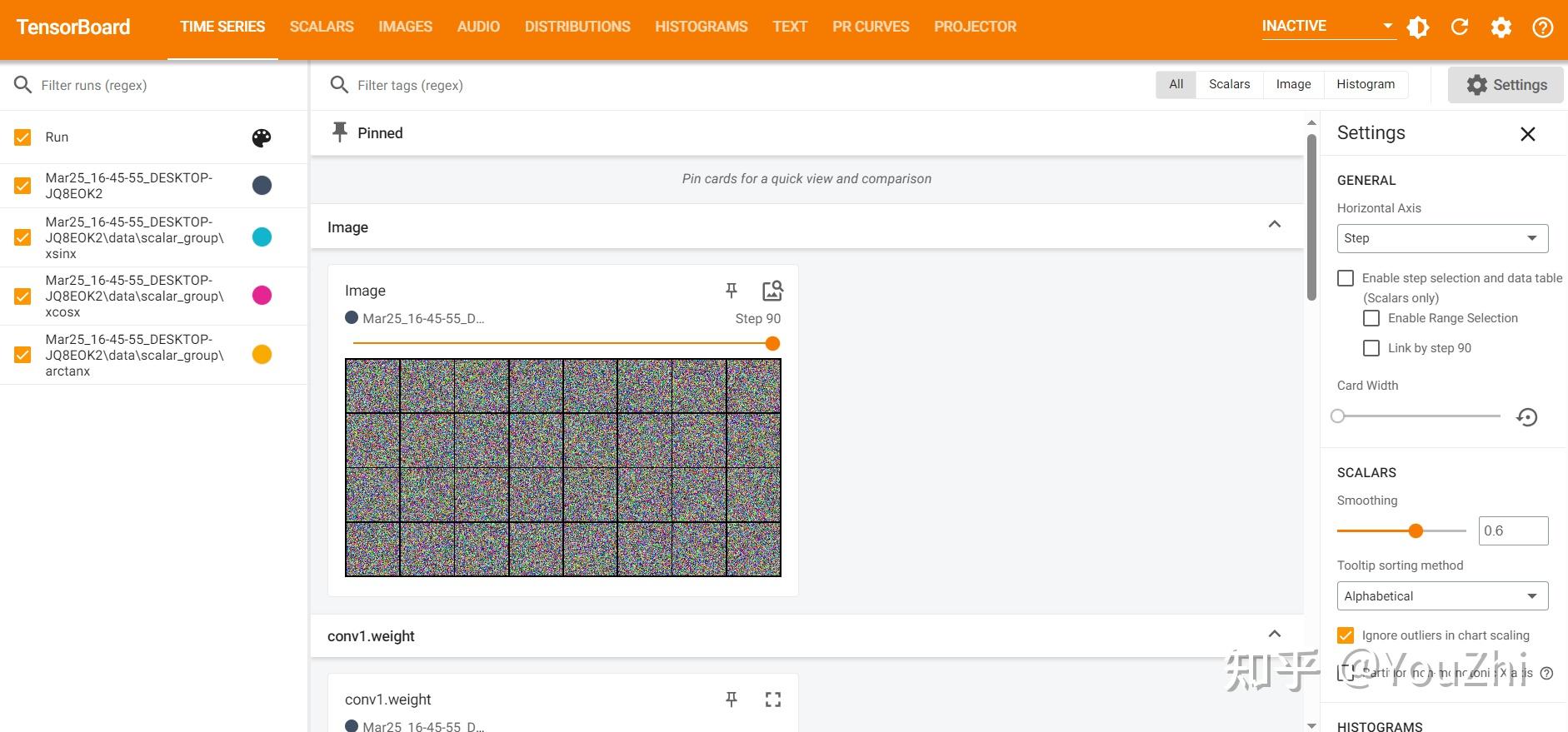 数据可视化：TensorboardX安装及使用 - 知乎