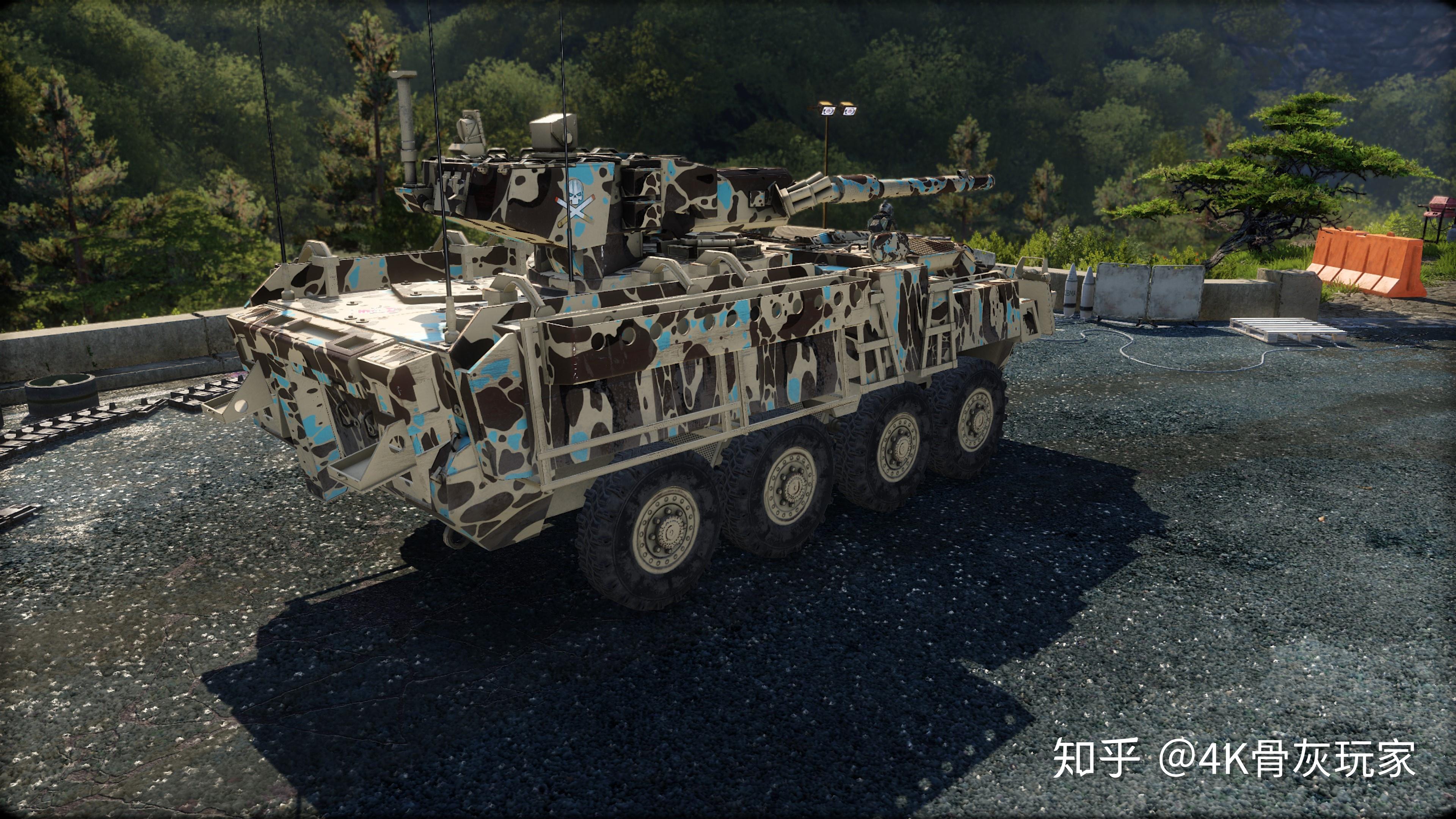 美军M1128斯崔克MGS轮式机动火炮系统《装甲战争》0.33 更新4K超清游戏演示 - 知乎