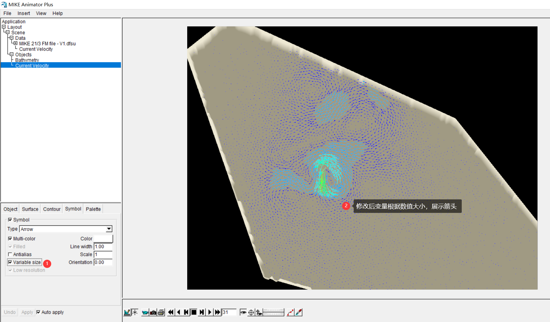 MIKE Animator 之矢量流速 - 知乎